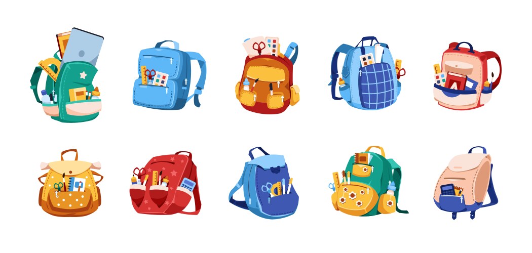 Backpack Cartoon Vector Images (over 44,000)