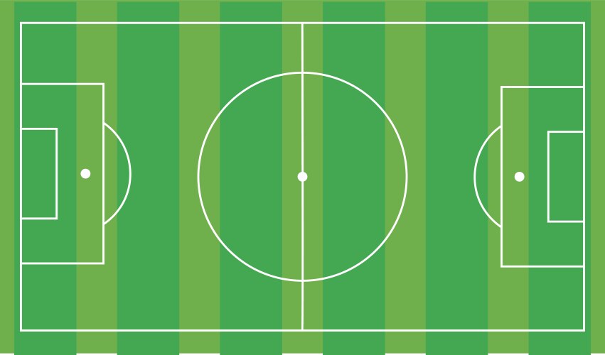 Soccer field Royalty Free Vector Image - VectorStock