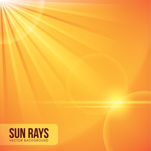 Sun light rays effect Royalty Free Vector Image