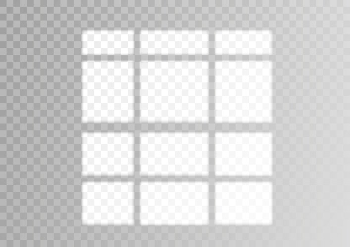 Cinematic frame template on transparent background