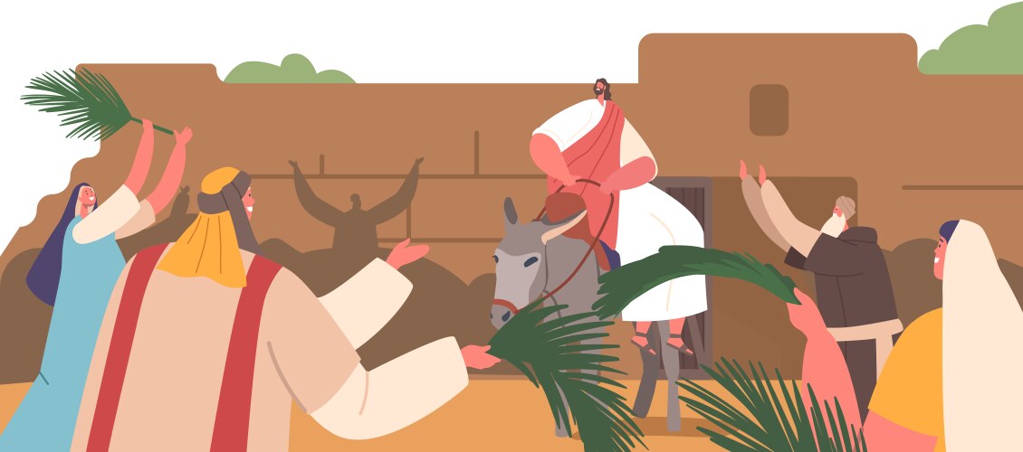 Palm Sunday Vector Images (over 1,300)