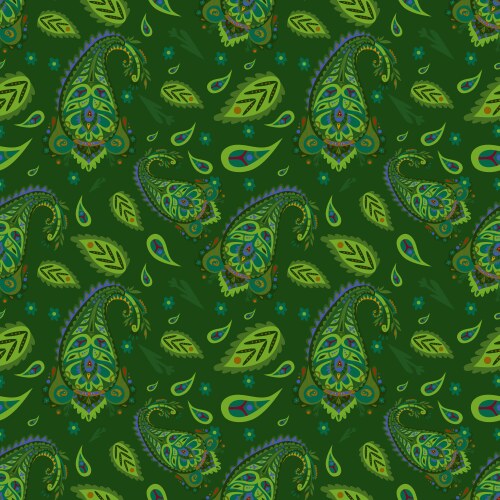 Monochrome floral vintage seamless pattern Vector Image