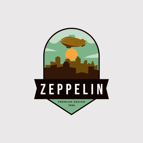 Colorful plane logo design Royalty Free Vector Image