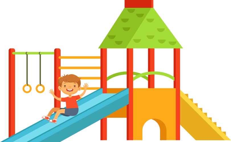 Cartoon Playground Slide Vector Images (over 3,300)