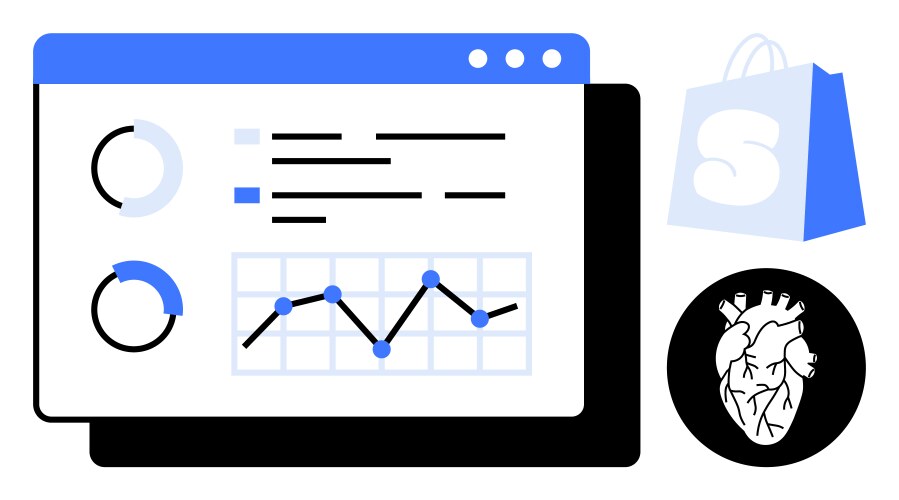 Dashboard interface with graphs charts Royalty Free Vector