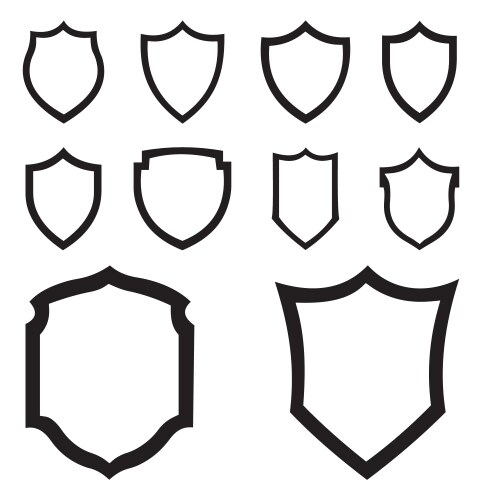 Shield Outline Vector Images (over 220,000)