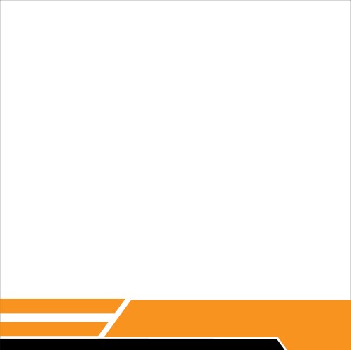 Letterhead modern footer Royalty Free Vector Image
