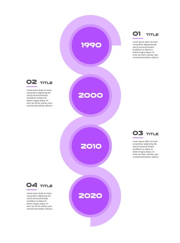 Vertical snake steps infographics - can Royalty Free Vector