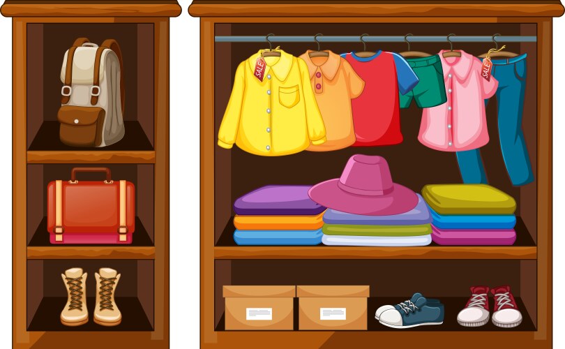Wardrobe Cartoon Vector Images (over 7,600)