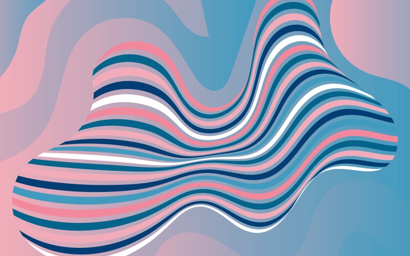Abstract background with pastel blue pink Vector Image