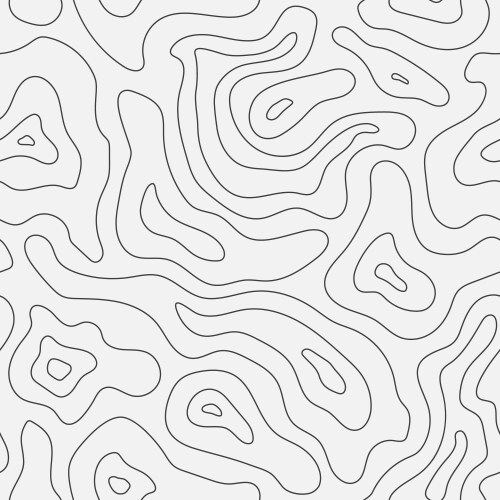 Topographic map seamless pattern Royalty Free Vector Image