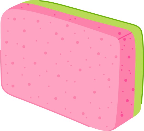 Yellow sponge hygiene cartoon Royalty Free Vector Image