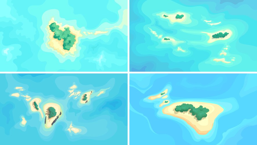 Tropical landscape Royalty Free Vector Image - VectorStock