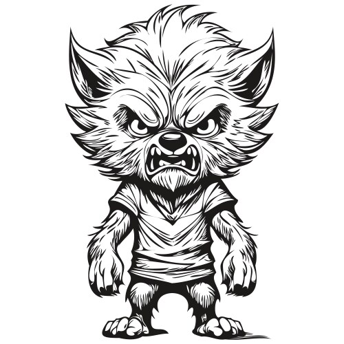 Transformation of a line drawing to colored Vector Image