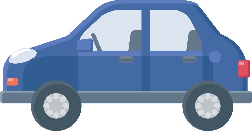 Cute smiling car Royalty Free Vector Image - VectorStock