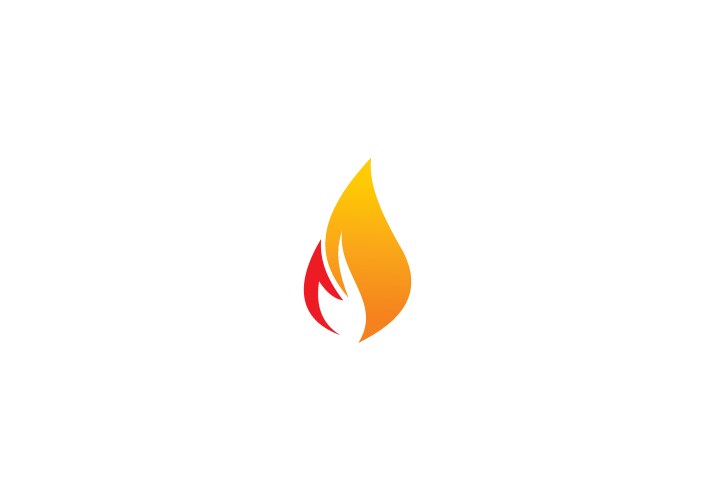 Fire shield logo Royalty Free Vector Image - VectorStock