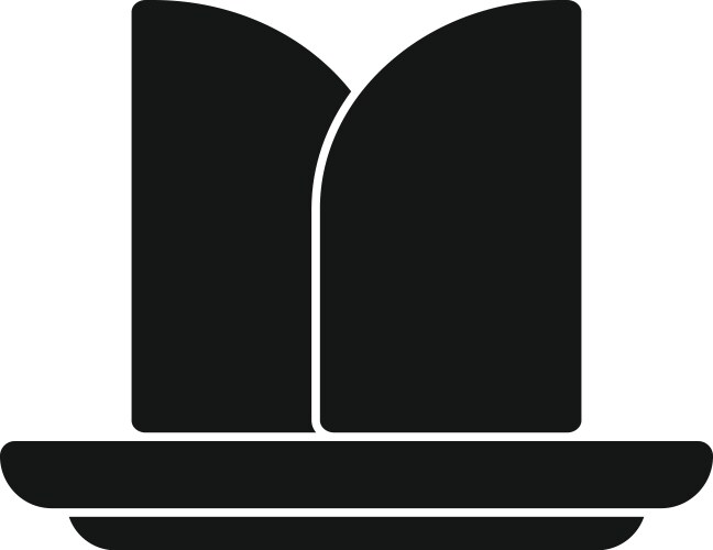 Facial tissue icon simple toilet wipe Royalty Free Vector