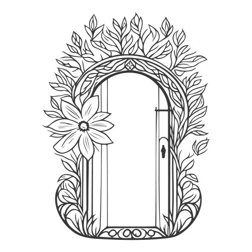 Wedding Gate Flower Vector Images (over 690)