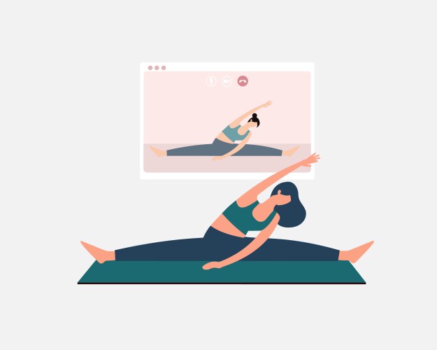 Women discussing the workflow of project Vector Image