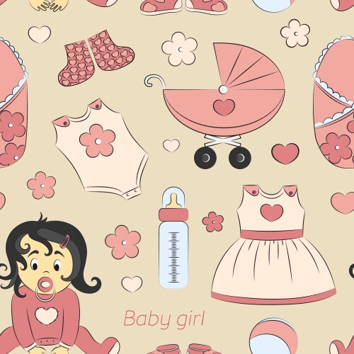 Baby Girl Vector Images (over 190,000)