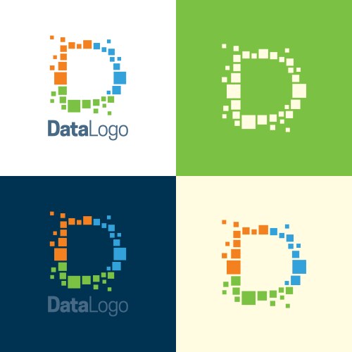 Business arrow graph logo Royalty Free Vector Image