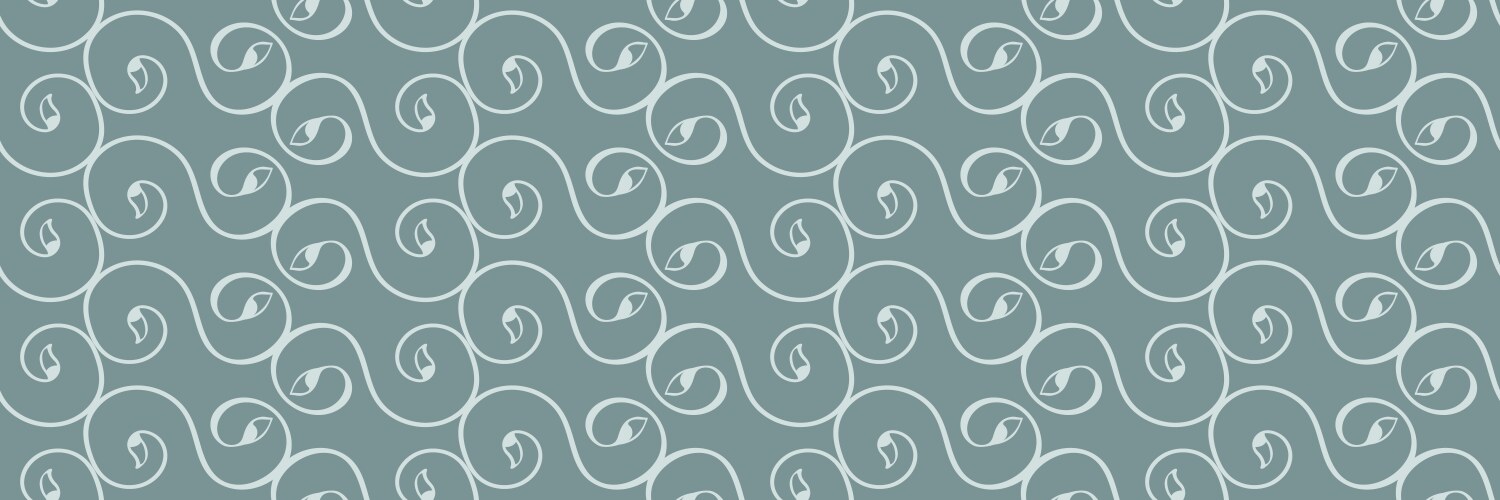 Leaf and sprig seamless border banner Royalty Free Vector