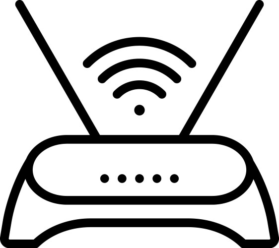 Router Royalty Free Vector Image - VectorStock