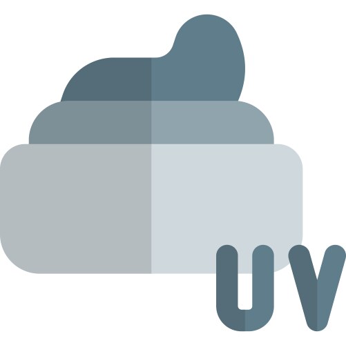 Ultraviolet rays protection cream isolated Vector Image