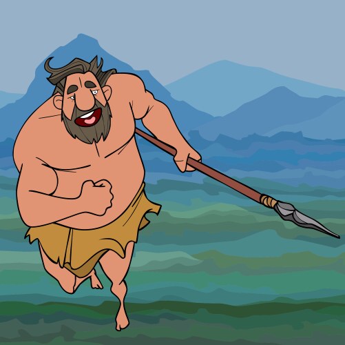 Neanderthal Man Cartoon Vector Images (over 1,700)