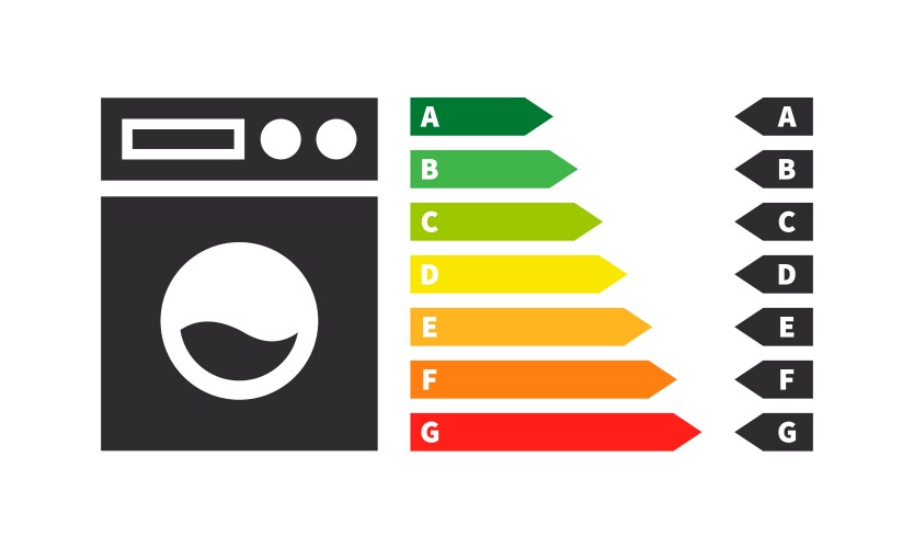 Saudi arabia energy efficiency badges Royalty Free Vector