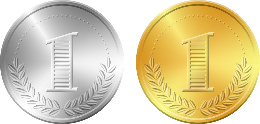 Silver Coins Vector Images (over 240,000)