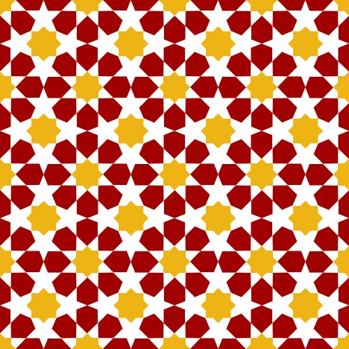 Moroccan zellige seamless Royalty Free Vector Image