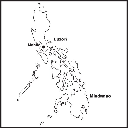 Philippines map mindanao Vector Images & Graphics for Commercial Use ...