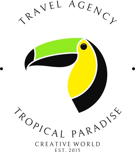 Travel bag with eu flag and landmarks of europe Vector Image