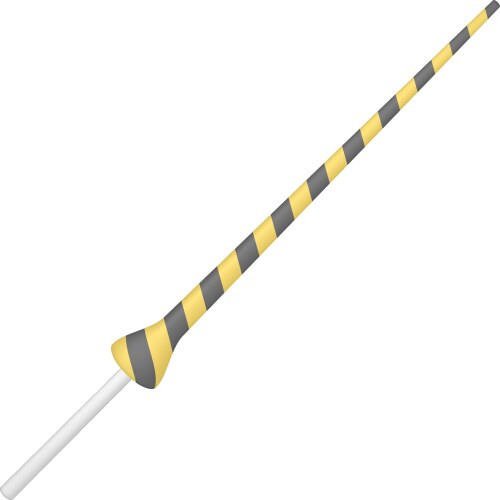 Lance in wooden design Royalty Free Vector Image