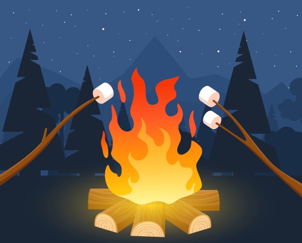 Bonfire Cartoon Vector Images (over 14,000)