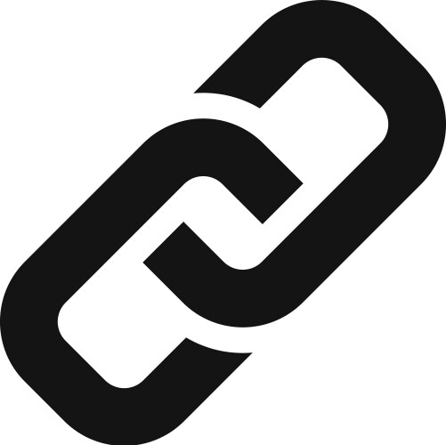 Link icon Royalty Free Vector Image - VectorStock