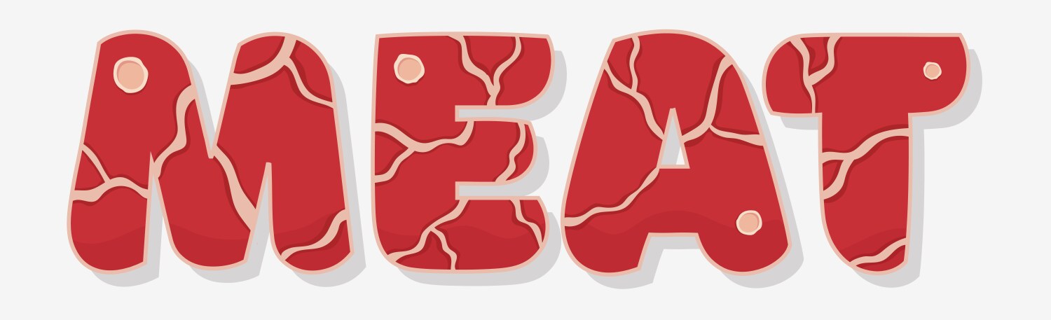 Word pizza stylized as a stylish logo Royalty Free Vector