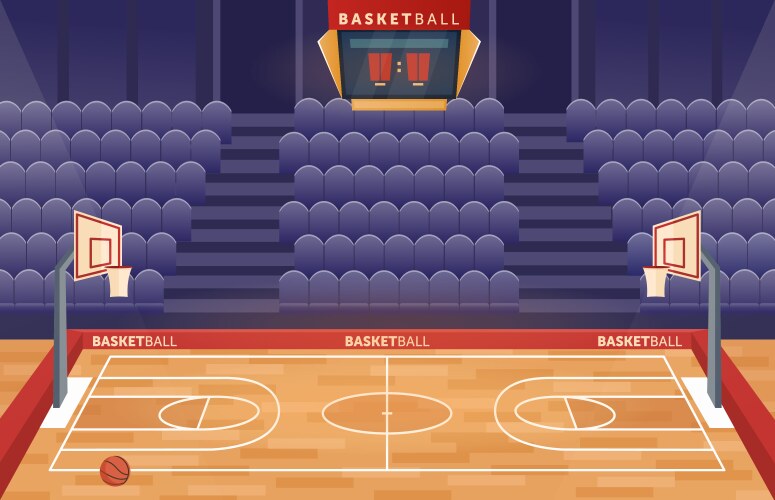 Basketball court Vector Images & Graphics for Commercial Use | VectorStock