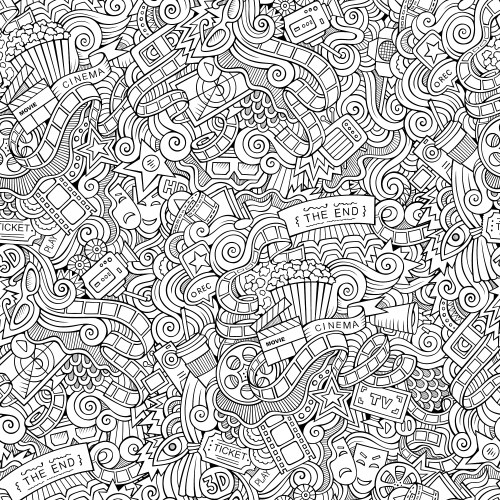 Cool modern seamless pattern Royalty Free Vector Image