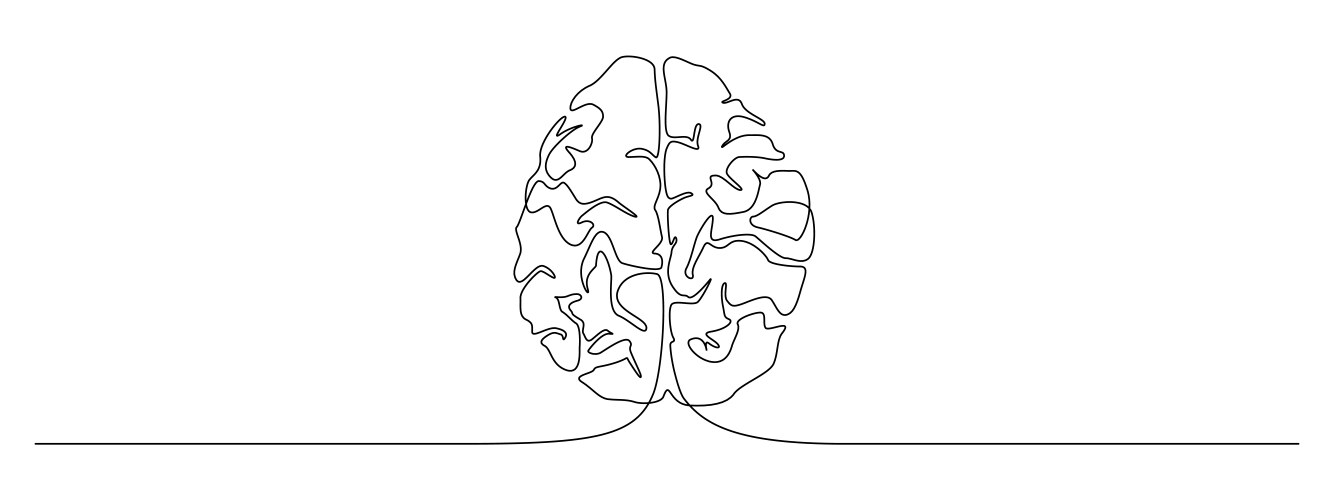 Human Brain Line Drawing Vector Images (over 2,700)