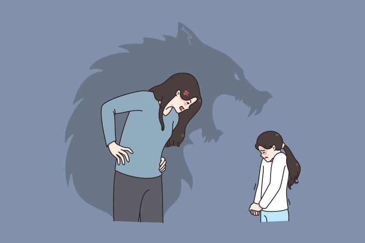 Depression frustration and loneliness cartoon Vector Image