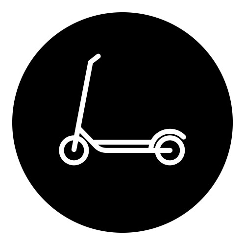 Scooter logo Royalty Free Vector Image - VectorStock