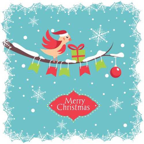 Winter Holidays Robin Celebration – Royalty-Free Vector | VectorStock
