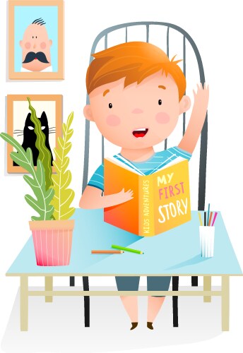 Cartoon Homework Vector Images (over 34,000)