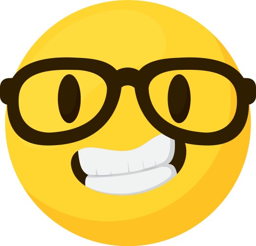 Nerd Emoji Vector Images (over 1,600)