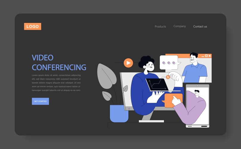 Video Conferencing Vector Images (over 2,100)