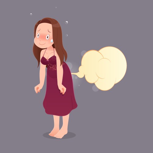 Girl Cartoon Fart Vector Images (54)