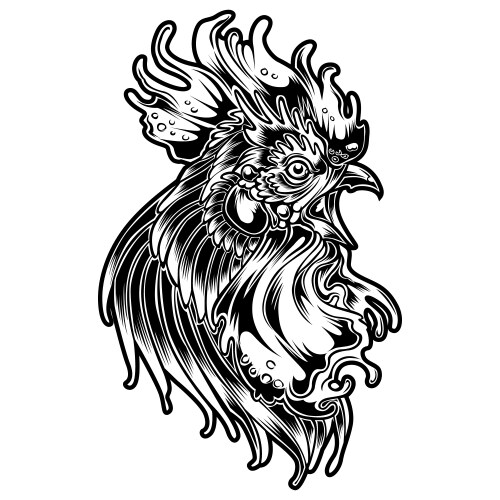 Fighting Rooster Vector Images (over 1,400)