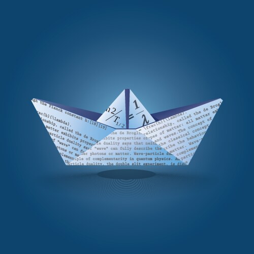 Colored paper boats Royalty Free Vector Image - VectorStock
